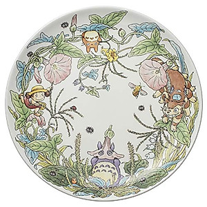 Noritake T50116A/4660-4 My Neighbor Totoro Plate, 9.1 inches (23 cm), Hiruga, Microwave Safe, 1 Piece, Bone China