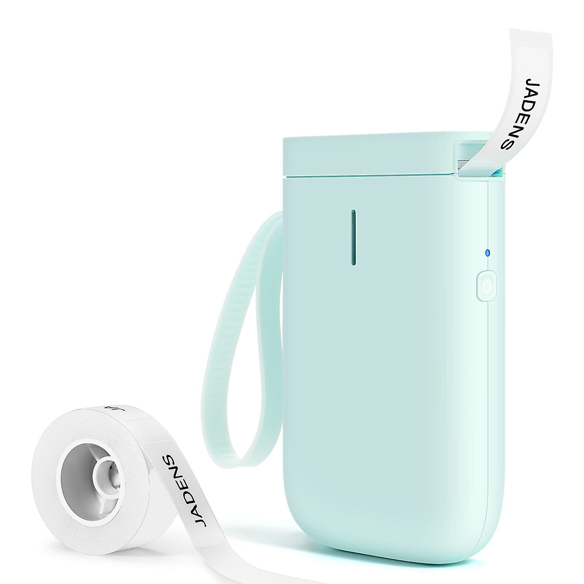 Label Maker Machine, D11 Portable Bluetooth Printer for Labeling, Home, Office, Organization, Mini Label Maker Machine with Tape, Multiple Templates Available for Phone, Handheld Labeler, Green