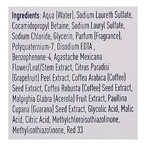 Zest GRAPEFRUIT PEEL BODY WASH 16.5OZ