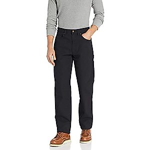 Amazon Essentials Men's Carpenter Jean with Tool Pockets, Black, 36W x 32L