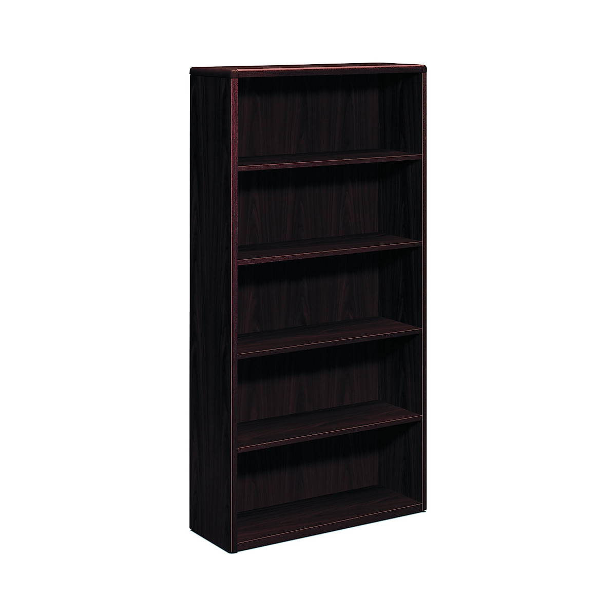 HON 10700 Series Wood Bookcase - Bookcase with Five Shelves, 36w x 13 1/8d x 71h, Mahogany (H10755)