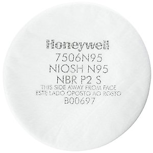 North by Honeywell 7506N95 Particulate Filters, Cartridge/Filter, Non-Oil Particulates, N95, Purple (Pack of 10)