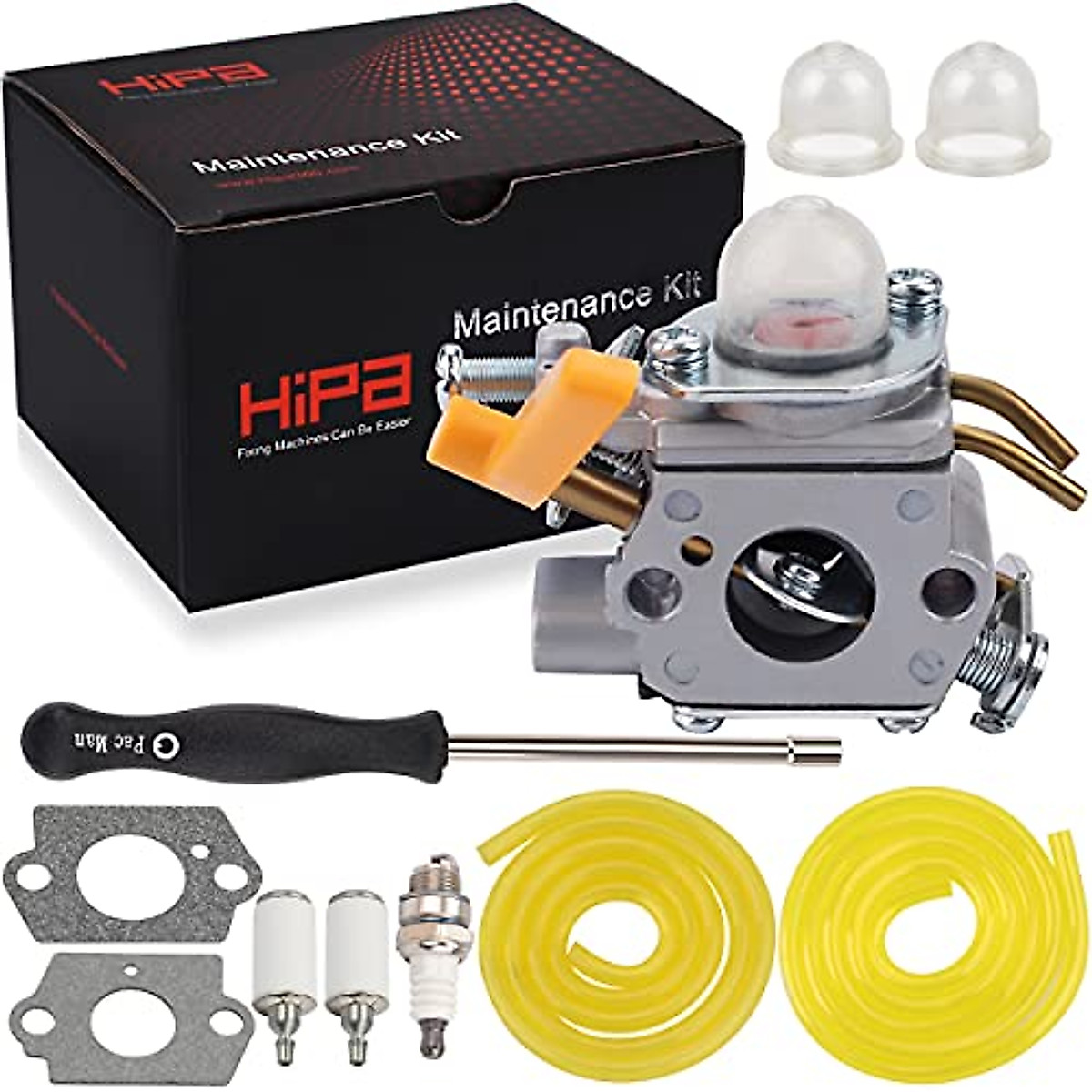 Hipa 309368001 Carburetor for Ryobi 308054022 RY09050 RY09051 RY13015 RY13050A RY34000 RY34420 RY64400 RY13010 RY28060 Trimmer BC30 CS26 CS30 TP30 TP26 EX26 SS26 SS30 SX135