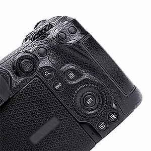 Anti-Scratch Anti-Wear Camera Skin Cover Protector Film for Canon EOS R6 Camera Body Protective Decoration Sticker - Woven Black