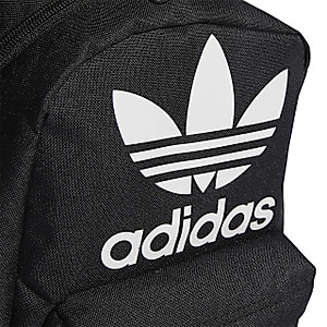 adidas Originals Small National Mini Backpack, Black/White, One Size