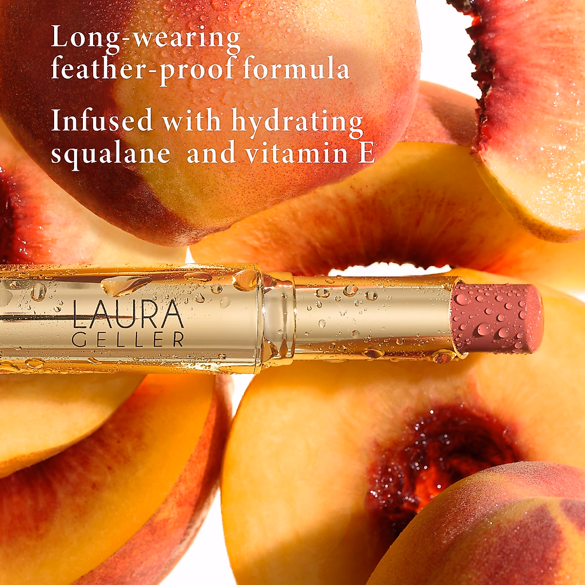 LAURA GELLER NEW YORK Jelly Balm Moisturizing Tinted Lip Balm - In the Buff - Hydrating Vitamin E - Semi-Shine Finish