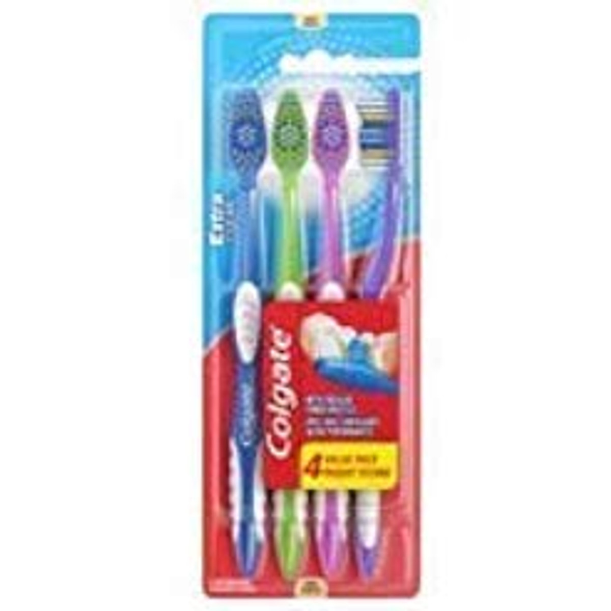 Colgate Extra Clean Full Head Toothbrush Soft - 4ct