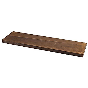 A sixx Floating Wood Shelf,Wall Mounted Storage Shelves Floating Shelf Wood Storage Rack Display Organizer for Home Living Room Solid Wood Floating Shelves(50*14*2cm)