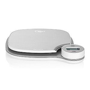 Ozeri Battery-Free Kitchen Scale, Kinetic Charging Technology, Stainless Steel