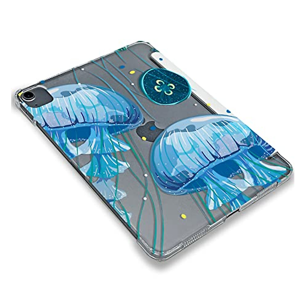 Cute Jellyfish Nature Ocean case Compatible with iPad Mini Air Pro 7.9 8.3 9.7 10.2 10.9 11 12.9 inch Pattern Cover New 2022 2021 Trifold Stand 3 4 5 6 7 8 9 Generation 453 (11" Pro 1/2/3 gen)