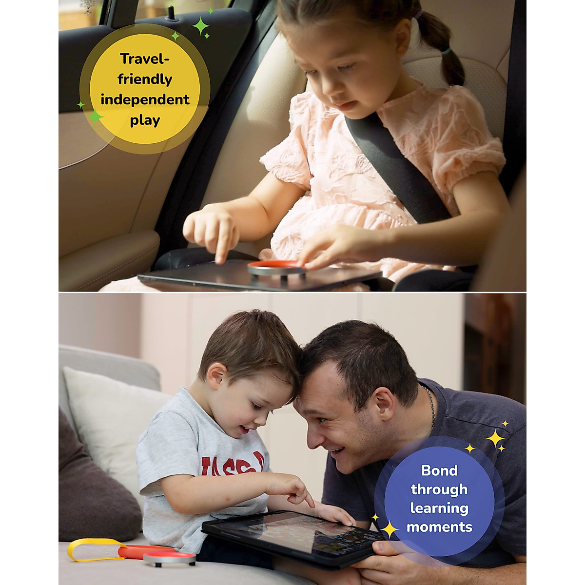 Peekabook Starter Kit, Educational Toy for iPad, Interactive Human Body Book, Learning Toy, Educational Game ABC Learning Toddler STEM Toy Read Along Book Search and Find it Travel Activity RED