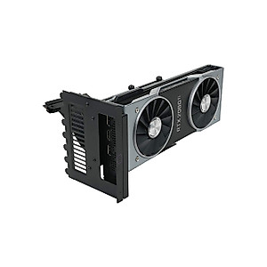 Toptekits Cooler Master Universal Vertical Graphics Card Holder KIT VER.2 with 165mm/6.5in Riser Cable, for Full Tower/Standard ATX Chassis with at Least 7 Available PCI Slots