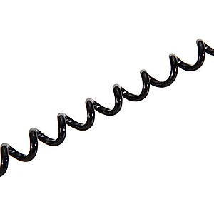 Coiled Spring USB Cable, Qaoquda10FT/3M Spiral Coiled USB 2.0 Male to Female Data Sync & Charge Cable (Black)