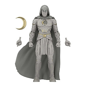 Marvel Legends Series Disney Plus Moon Knight MCU Series Action Figure 6-inch Collectible Toy, Includes 4 Accessories