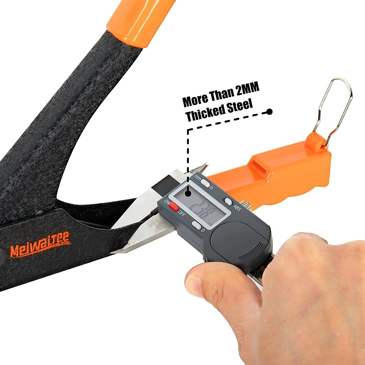 Meiwaltee Rivet gun,Professional Pop Rivet Gun Kit with 200Pcs Rivets, 3/32"-1/8"-5/32"-3/16", Heavy Hand Riveter kit Suitable for Metal work, Gutter, Automotive and other common DIY projects