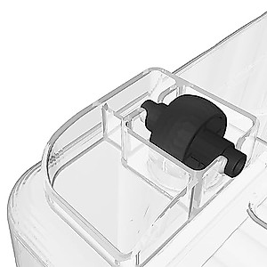 Cetomo 85Qt*3 Plastic Storage Bins, Storage Box, 3 Pack, Organizing Container with Wheels, Durable Lids and Secure Latching Buckles, Stackable and Nestable, Clear with Black Buckle