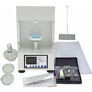 VTSYIQI Surface Tension Meter Interfacial Tensiometer With Range 0 to 1000 mN/m Accuracy 0.1mN/m Pt Board For Food Oil Paint Test 4.3 inch Touch Screen