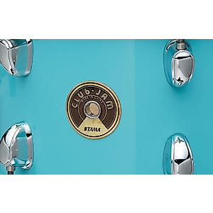 TAMA Add-On Kit for Club-Jam Mini - 10" x 7" Tom Tom/14" x 7" Floor Tom/Single Tom Mount - Aqua Blue (LJKT10F14-AQB)