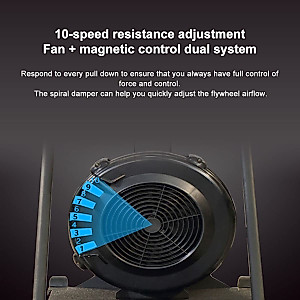 WOLFMATE Ski Exercise Machine Indoor Exercise Machine Ski Equipment Indoor Aerobic Wind Resistance Machine (MND-X005)