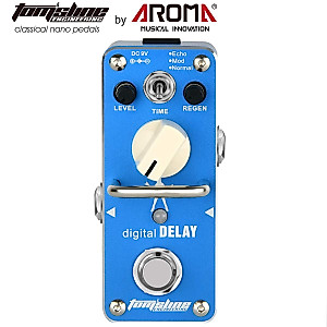 Tom'sline Engineering Digital Delay Pedal - Vintage Digital Delay Echo Signature Michael Angelo Batio Mini Pedal APE3S