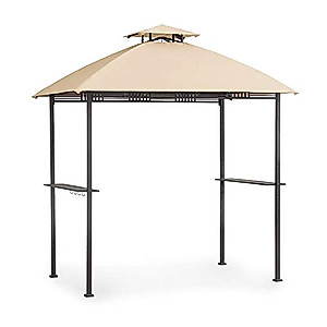 Garden Winds Replacement Canopy Top Cover for Westbrook Grill Gazebo - 350 - Beige