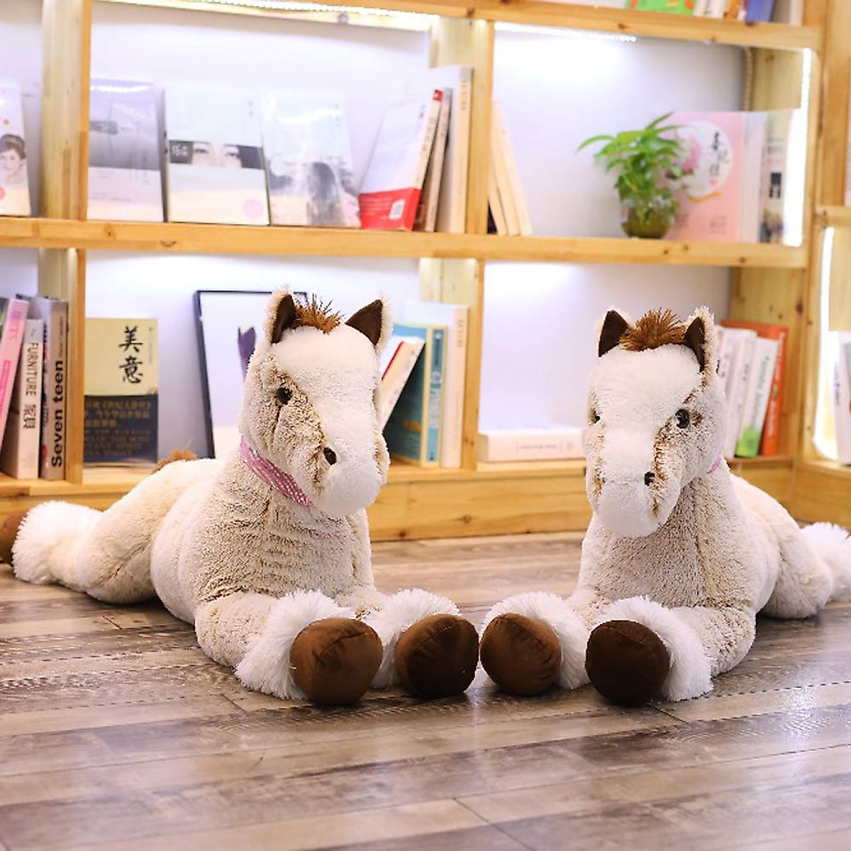 sofipal Large Horse Stuffed Animal Plush Toy,Giant Pony Unicorn Plush Doll Gifts for Kids,Valentines,Christmas 35.4"
