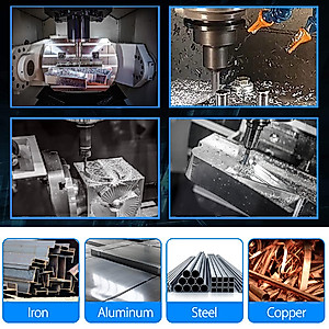 Center Drill Set, 6pcs 1/1.5/2/2.5/3/5mm 60 Degree High Speed Steel Centering Drill Bit Set, Countersink Lathe Center Drill Bits