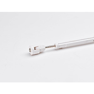 Tandem Sport Clamp-On Volleyball Net Antennae - Essential Volleyball Equipment - 2 Red & White Volleyball Antenna - Volleyball Referee Equipment - Volleyball Net Poles - Fits 36" & 1 Meter Nets