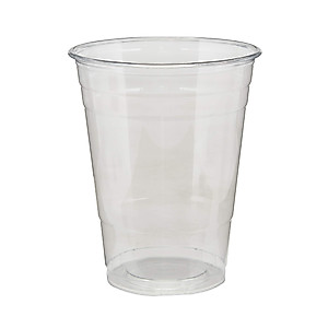Dixie 16 oz. PETE Plastic Cold Cups by GP PRO (Georgia-Pacific), Clear, CPET16DX, 500 Cups (25 Cups Per Sleeve, 20 Sleeves Per Case)