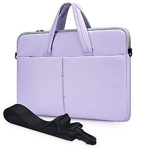 13.3 14 Inch Laptop Shoulder Bag Sleeve Case for Dell Latitude 14/ Inspiron 14 5410, 13.5-14.4 Surface Laptop Studio 6/5/4, HP Lenovo Acer ASUS Chromebook 14/ Stream 14/ IdeaPad/Swift 3,Purple