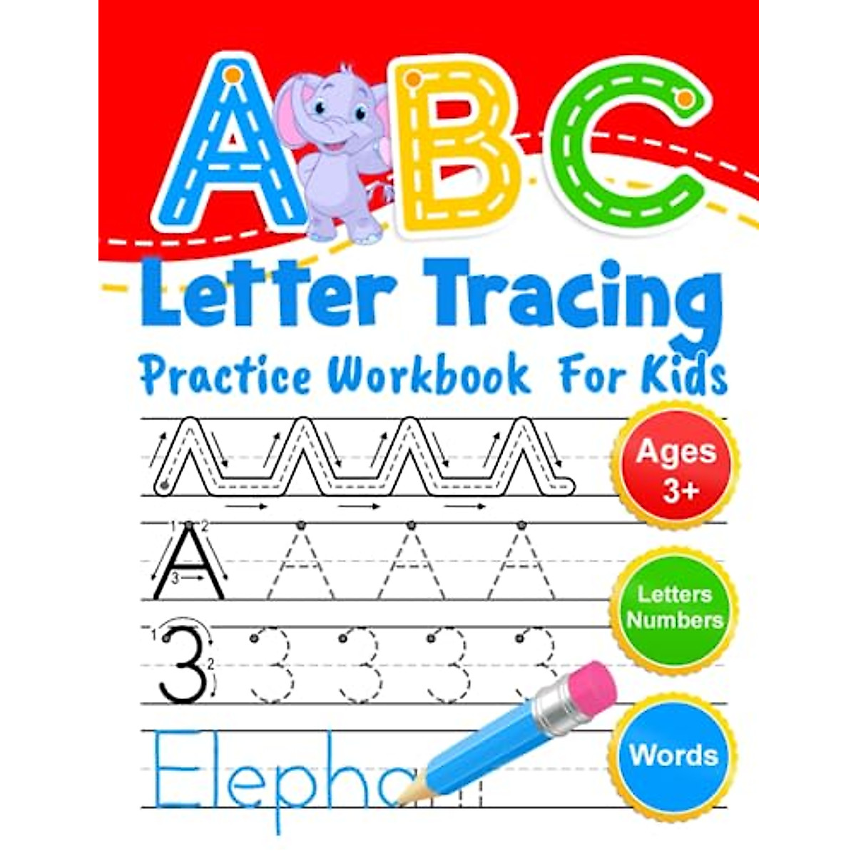 ABC Letter Tracing Practice Workbook for Kids: Learning To Write Alphabet, Numbers and Line Tracing. Handwriting Activity Book For Preschoolers, Kindergartens.