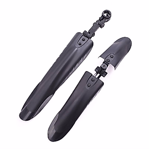 WBNCUAP Bike Fender Bike Mudguard Set MTB Fender E-Bike 26 27.5 29 Mountain Bike TPE Widen Lengthen Quick Release Patent Design