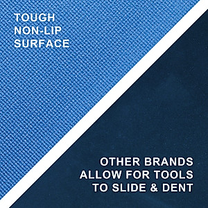 Mayouko Toolbox Drawer Liners, 16 Inch (W) x 16 Feet (L) x 3MM Thick, Professional Cabinet Shelf Liner, Easy Cut Draw Liner Mat, Perfect for Protecting Your Tools, Non-Slip, Blue,