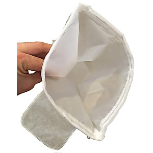 Column Extraction Filter Bag Sock - 90 Micron 100% Food Grade Nylon Mesh Filter - 10x 4 Inch or 6 Inch Diameter Material Bags - Multiple Length Options With Drawstring Closure (6" x 36")