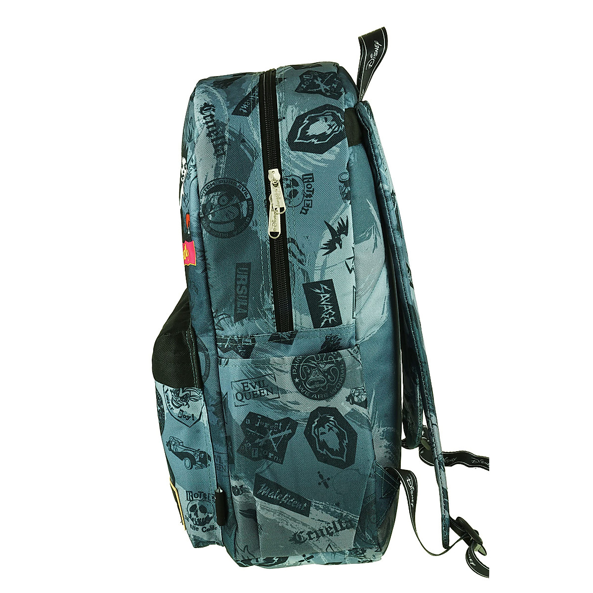 KBNL Classic Disney Villains Backpack with Laptop Compartment for School, Travel, and Work (Villains), Multicolor, Large