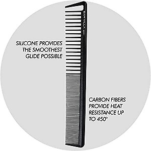 Sam Villa Signature Series Professional Short Cutting & Hair Parting Comb