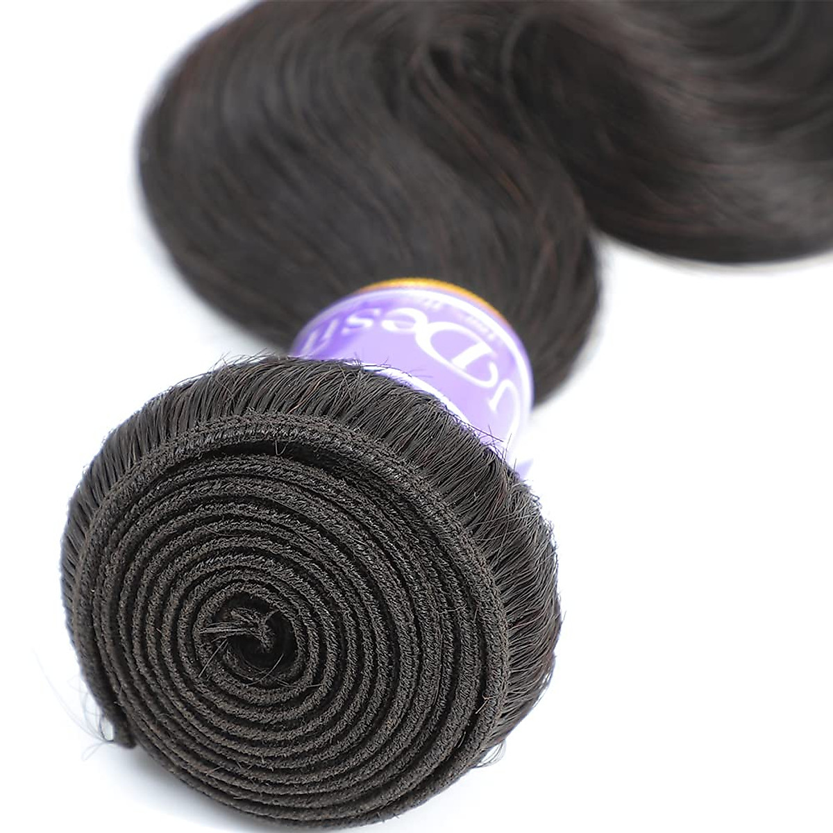 UDesire 12A Brazilian Body Wave One Bundle 18inch 100% Unprocessed Brazilian Virgin Body Wave Human Hair for Black Women Natural Black Brazilian Body Wave Human Hair Weft