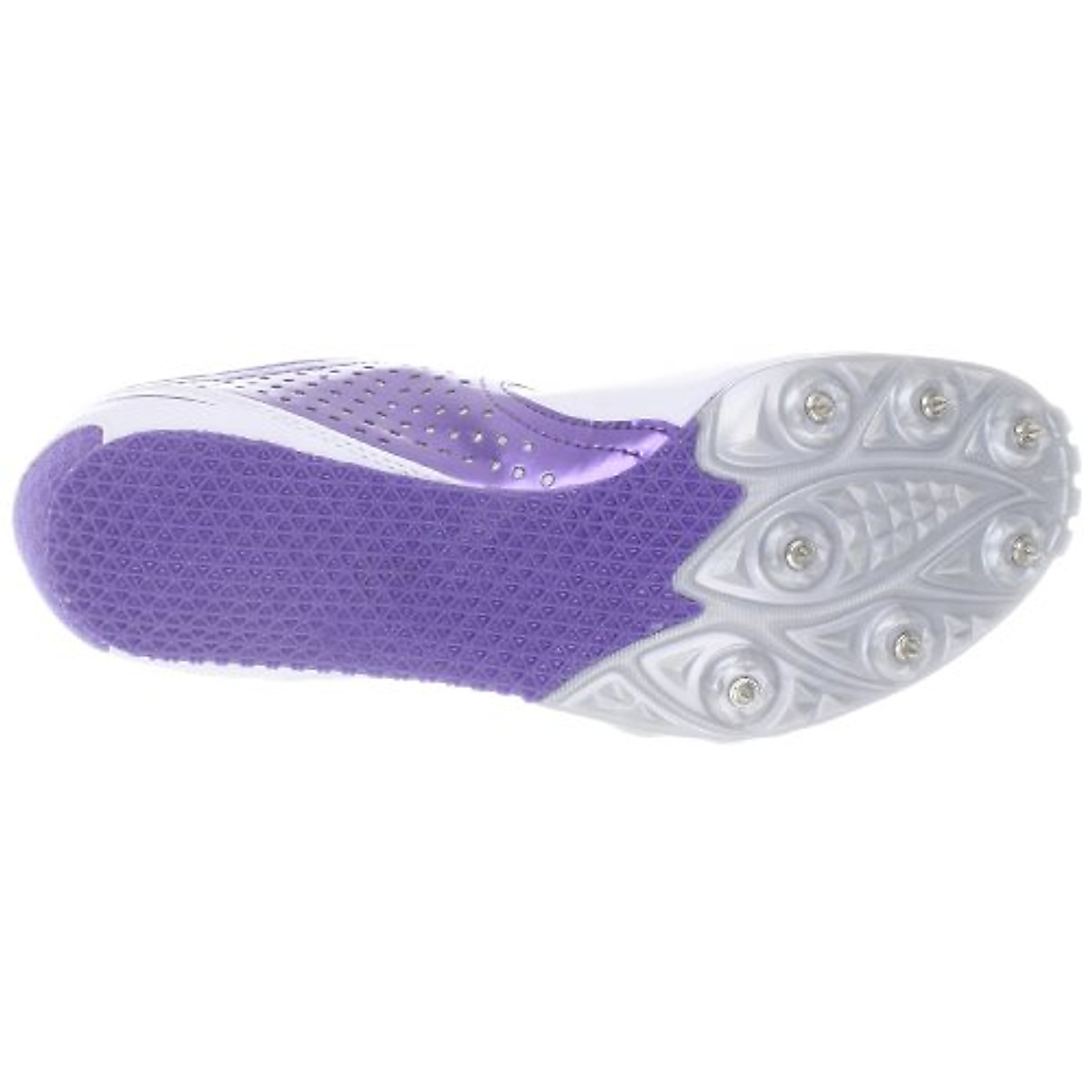 Saucony Women's Spitfire 2, White/Purple, 10 M US