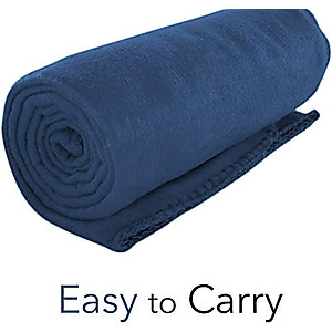 24 Pack of Wholesale Hypoallergenic Microfiber Blankets - 30x40 Fleece Throw Blankets in Bulk