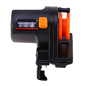 Fishing Line Counter, Fishing Line Depth Finder Line Counter Clip On Winder Spooler Portable Length Gauge Tackle Tool with Easy Read Display for Spooling Trolling Jigging Outdoor Enthusiasts 0 999M