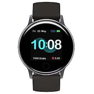 UMIDIGI Smart Watch for Android Phones Compatible with Samsung iPhone, Sleep Tracker Waterproof Smartwatch with Heart Rate Monitor, Fitness Tracker for Women and Men-Uwatch 2S