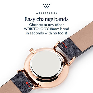 Wristology Olivia - 6 Options - Womens Watch Crystal Gold Boyfriend Ladies Stainless Steel Metal Mesh Strap Band