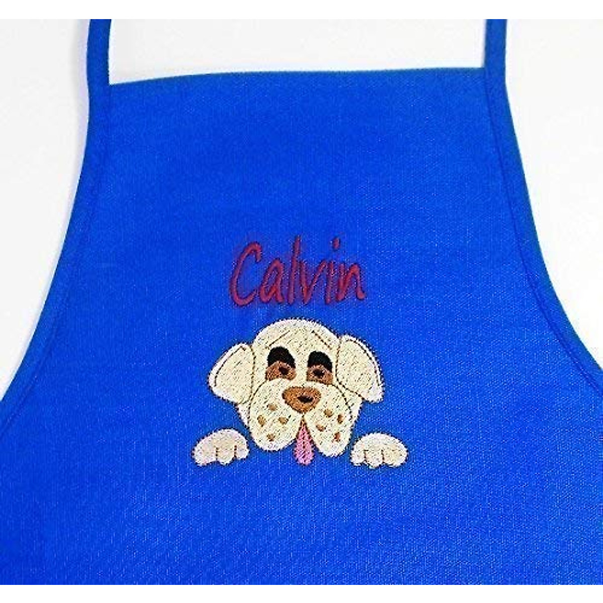 Personalized Kids Apron Embroidered With Name and Design