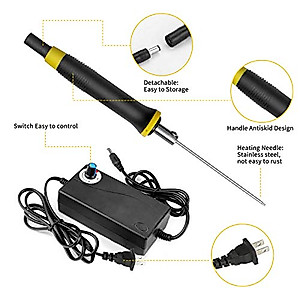 Jhua Hot Knife Foam Cutter Electric Styrofoam Cutting Tool 36W Hot Wire Foam Cutter Electric Foam Cutting Machine Pen Hot Pen 5CM Styrofoam Cutter Cutting Tool Kit