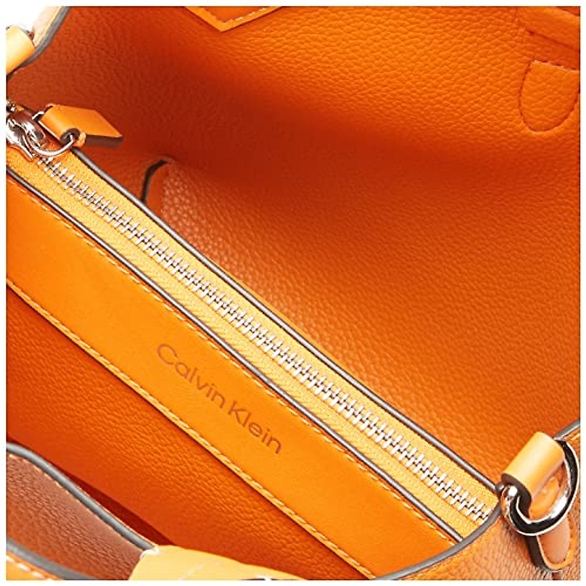 Calvin Klein Remy Rocky Road Novelty Crossbody, Flame Orange