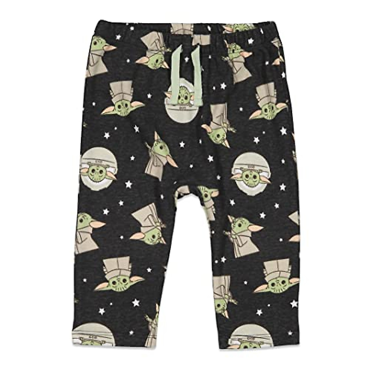 STAR WARS The Mandalorian The Child Baby Boys 4 Piece Layette Set: Bodysuit T-Shirt Pants Mix N' Match 12 Months