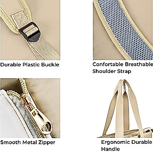 LOKASS Laptop Backpack Purse for Women-Laptop Tote Bag with USB Charging Port- 15.6 Inch Convertible Daypack Laptop Backpack for Women-Cute Waterproof Anti-theft Computer Backpack for College/Travel/Work-Personalized Initial Printed-G (Beige )