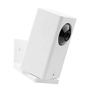 HOLACA Screwless Wall Mount 35 Downward Kit for Wyze Cam Pan V1 V2, VHB Stick On - Easy to Install, Full Tilt & Pan Function, No Mess, No Drilling, Strong Adhesive Mount (2 Pack)