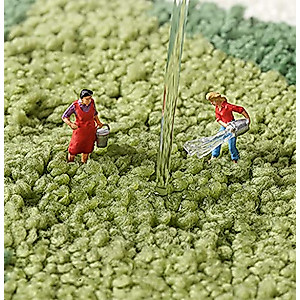 ZGXL Green Leaves Bath Mats Bathroom Rugs Non-Slip Soft Microfiber Absorbent Machine Washable Entrance Doormat for Bathroom Floor Tub Shower 17.5 X 25.5 Inches