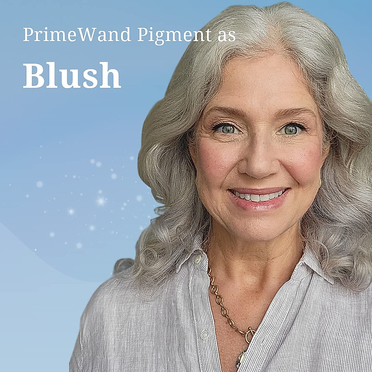 Prime Prometics PrimeWand Pigment – Stunning & Natural Pro-Age Makeup Stick – Contour and Blush Beauty Stick for Mature Women – Blush, Lipstick & Contour in One (Pigment)